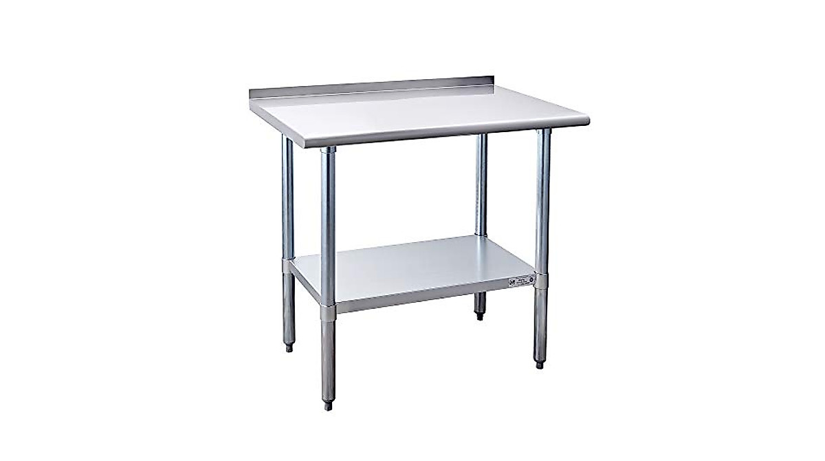 Hally Stainless Steel Prep Table - Durable & Adjustable