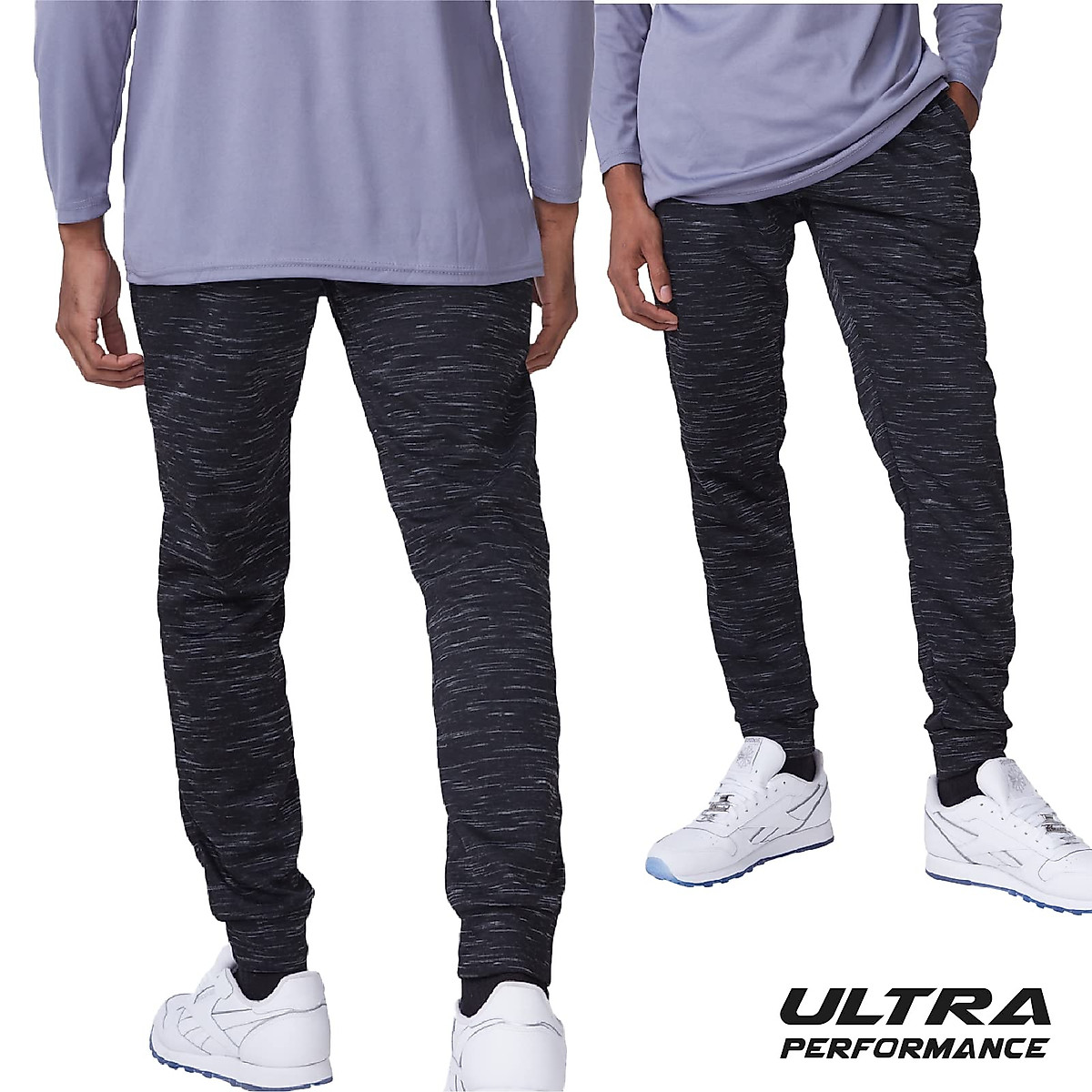 Ultra Performance 3 Pack Mens Joggers Mens Athletic Sweatpants with Pockets for Men, Small - 3X