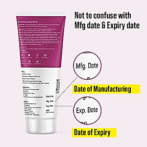 Azani Bump Eraser Body Scrub | 5% Glycolic Acid + 5% Lactic Acid | Exfoliator for Keratosis Pilaris, Body Acne, Dead Skin, Ingrown Hair, Razor Bumps & Rough Patches | Knees, Arms & Neck | 3.5 Oz