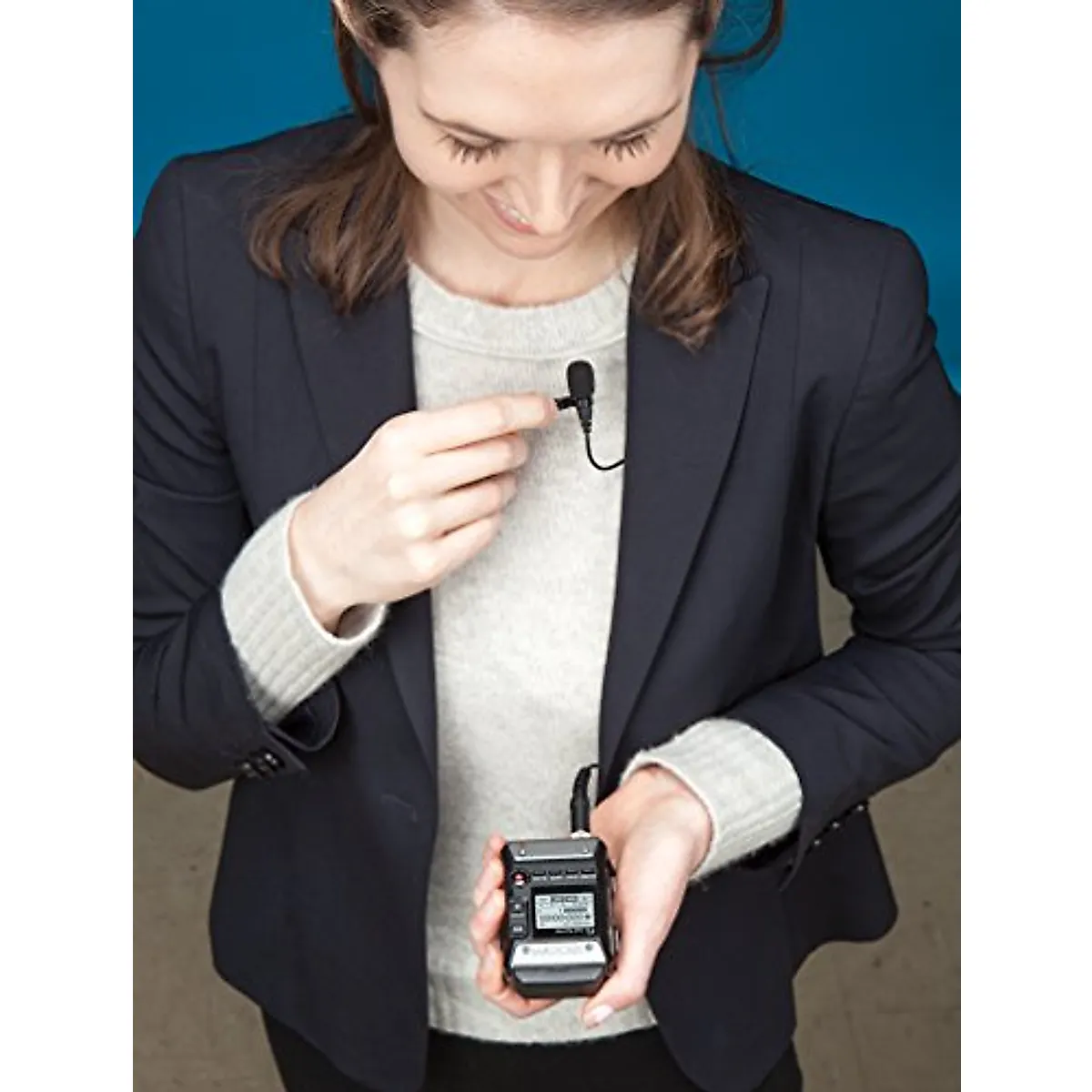 Zoom F1-LP Lavalier Body-Pack Recorder, Audio for Video Recorder, Records to SD Card, Battery Powered, Includes Lavalier Microphone & Zoom CBF-1LP Carrying Case for F1-LP and Accessories