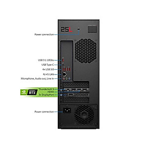2019 HP Omen Obelisk Gaming Desktop Computer, 8th Gen Intel Hexa-Core i7-8700 up to 4.6GHz, 16GB DDR4 RAM, 2TB 7200 RPM HDD + 256GB SSD, GeForce RTX 2080 8GB, 802.11ac WiFi, Bluetooth 4.2, Windows 10