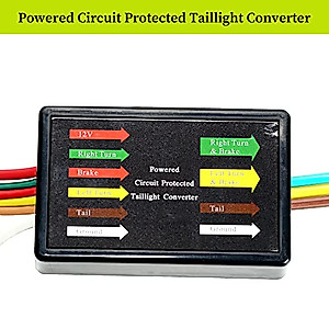 Oyviny Custom 4 Way Flat Trailer Wiring Harness 56033 for Nissan Rogue 2008-2019/Infiniti G25 2011-2012/Infiniti G35 Sedan 2007-2008/Infiniti G37 Sedan 2009-2013/2015 Infiniti Q60