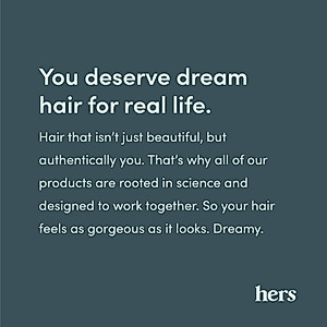 hers Triple Threat Shampoo 2 Pack - Thickening Shampoo for Women with Biotin, Saw Palmetto, Pumpkin Seed Oil - Reduces Shedding - Light Rose Scent - 2 Pack, 6.4oz