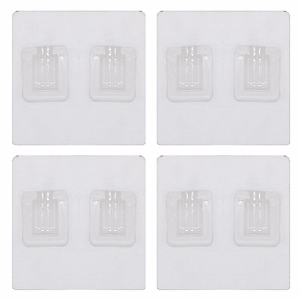 YGMMGY Shower Caddy Bathroom Organizer Adhesive Shelves 4 Packs Large Capacity Shower Racks, Rustproof Stainless Steel Bathroom Shower Organizer