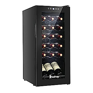 NA American Standard JC-53 AC 115V /60Hz 18Bottle/1.8Cu.Ft/52L/ Compressor Wine Cabinet Black