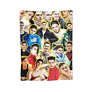 Blanket Fiennes Tiffin Soft and Comfortable Warm Fleece Blanket for Sofa, Office Bed car Camp Couch Cozy Plush Throw Blankets Beach Blankets