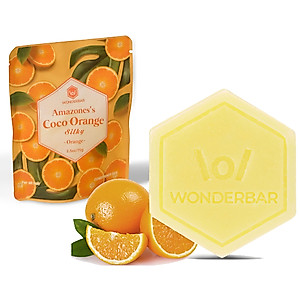 Damaged Hair -Silky Treatment - pH balanced, 100% Plastic Free Packaging, Paraben and Silicon Free, Sweet almond Oil (Orange) (Orange)