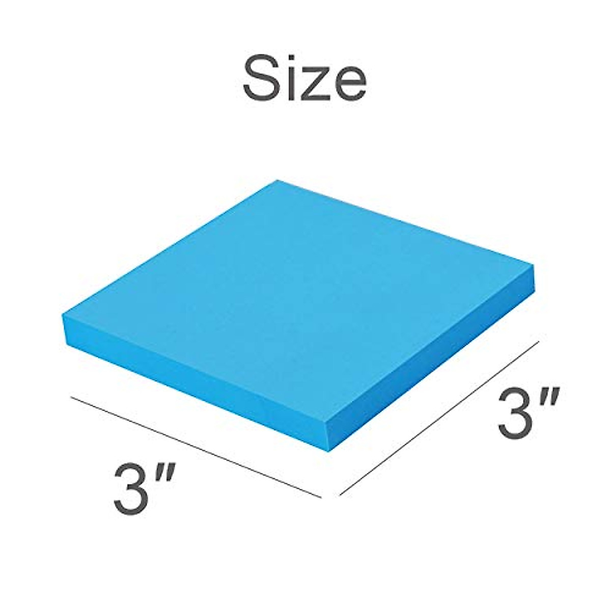 (8 Pack) Sticky Notes 3x3 Inches,Bright Colors Self-Stick Pads, Easy to Post for Home, Office, Notebook, 82 Sheets/pad