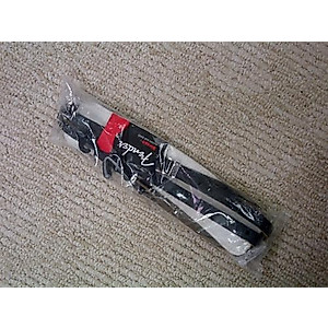 Fender Standard Vintage Guitar Strap, Black Leather