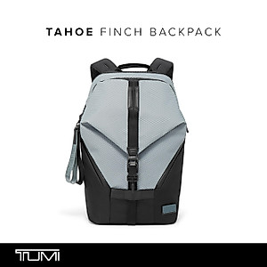 TUMI - Tahoe Finch Mens Laptop Backpack - Work and Travel - Padded Laptop Compartment Fits Up To A 15” PC or 16” MacBook - Nevado Grey