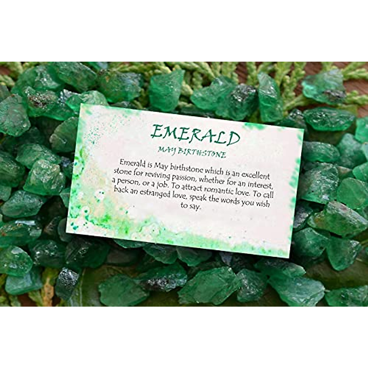 Mirahi May Birthstone Half Eternity Band Ring For Women, 14k Solid Rose Gold Ring For Girls, 2mm Round Cut Emerald Anniversary Ring For Her, 0.51 Carat Natural Gemstone Wedding Ring (Size US 7)