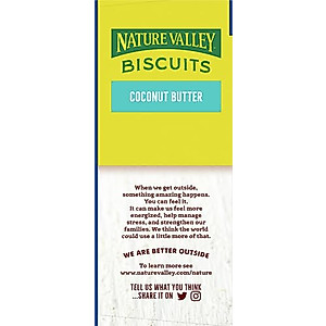 Nature Valley Biscuit Sandwiches, Coconut Butter, Snack Value Pack, 10 ct, 13.5 OZ