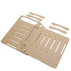 3.5in Hard Drive Bracket, Acrylic Hard Drive Bracket, DIY 3.5in Hard Disk Shelf HDD Transparent Cage, Support Fix Six 3.5 inch Hard Drives and Two 8cm Fans