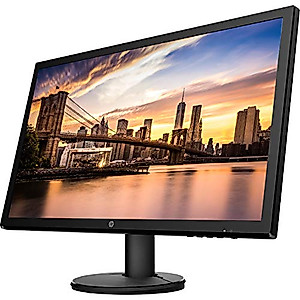 HP V24 24 Inch FHD LED-Backlit LCD Monitor Bundle with HDMI, FreeSync, MK270 Wireless Keyboard and Mouse Combo, Gel Pad