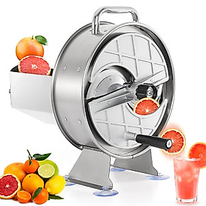 WICHEMI Commercial Slicer Machine Manual Vegetable Fruit Slicer Food Slicing Machine Stainless Steel Vegetable Cutter for Potatoes Lemons Tomatoes Onions