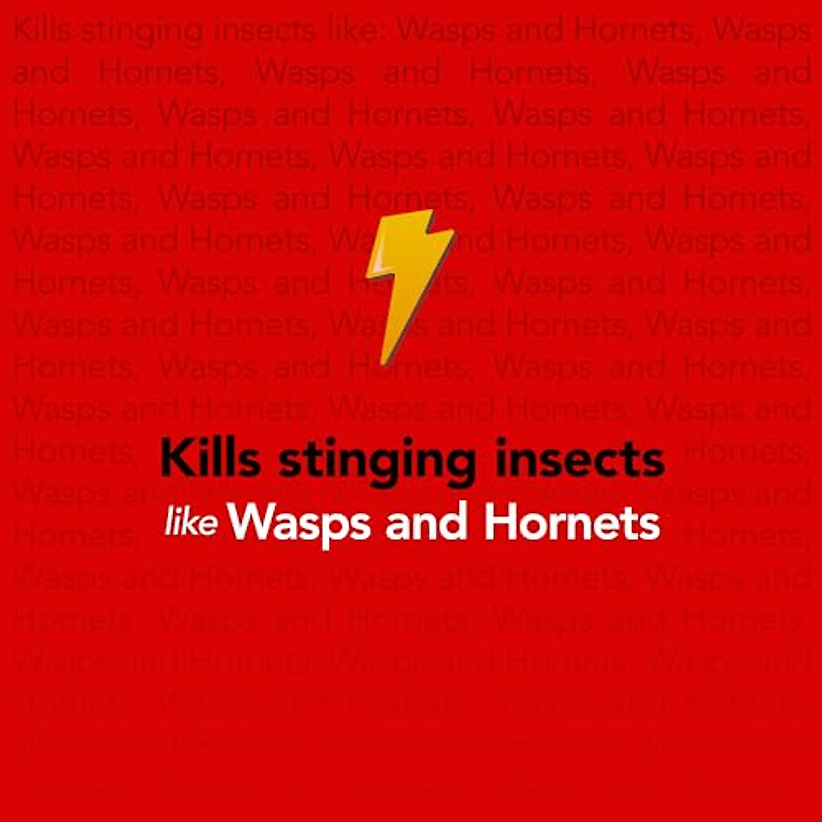 Raid Max Foaming Wasp & Hornet Killer, Fast Coverage Foam, Bug Killer Kills The Entire Nest, 16.5 oz