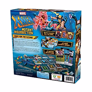 X-Men Mutant Insurrection Board Game - Action-Packed Combat Strategy Game, Cooperative Game for Kids & Adults, Ages 14+, 1-6 Players, 1 Hour Playtime, Made by Fantasy Flight Games