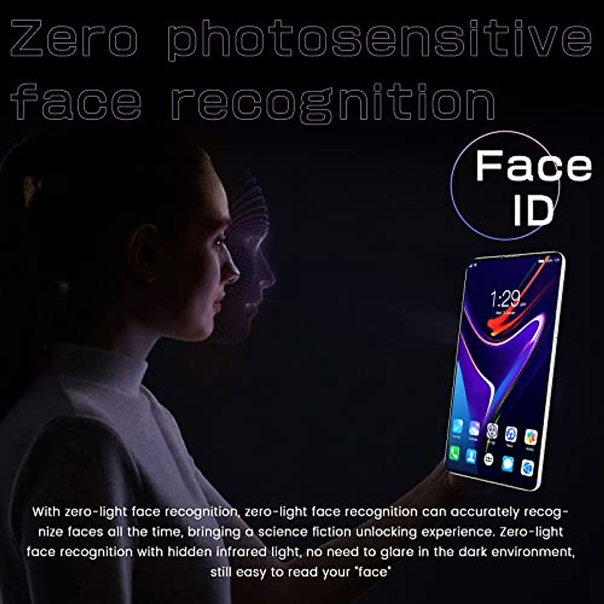 pstuiky Hd 7-inch IPS Display Screen Tablet Laptop,WiFi Bluetooth Android Voice Call Game Working Tablet,1GB Ram+16GB ROM,4000mah,Android 6.0 System (Green)