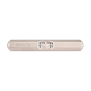 Starrett Pocket Level with Main Vial - Ideal for Machine Shop and Tool Room Use - 3-1/2" (88mm) Length, Satin Nickel-Plated Finish, Hexagon Stock with Convex Ends - 135B