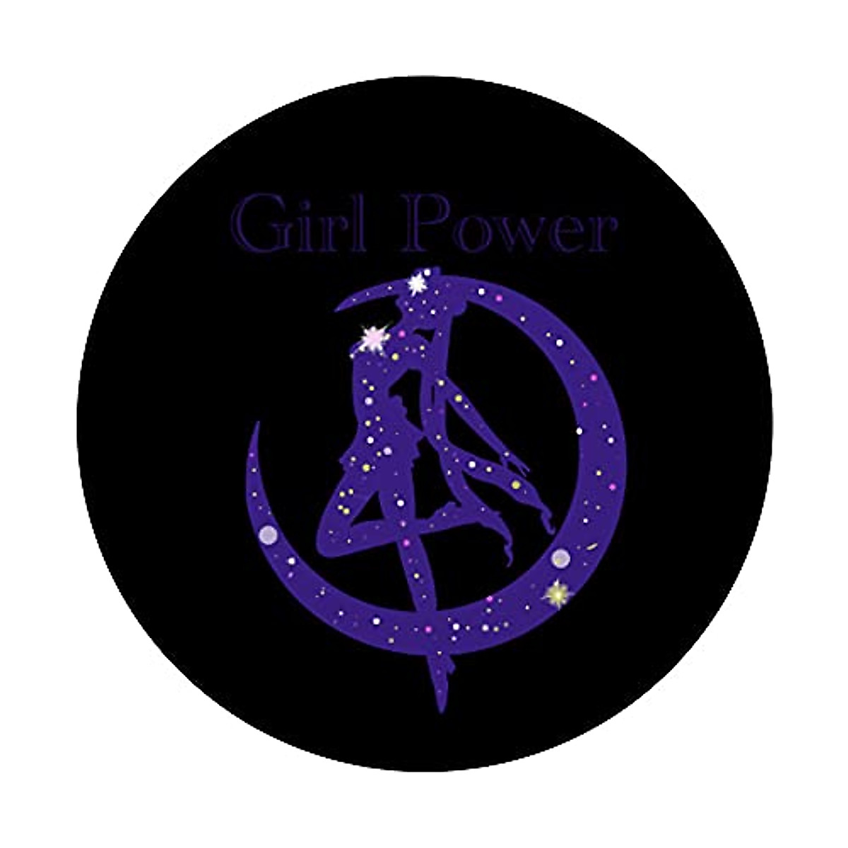 Crescent Moon Planet Sailor Astronomy Mom Anime Girl Fans PopSockets Swappable PopGrip