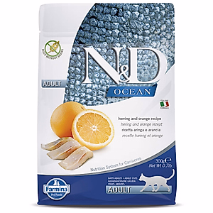 Farmina Natural And Delicious Wild Herring Grain-Free Formula Dry Cat Food (Packaging May Vary)