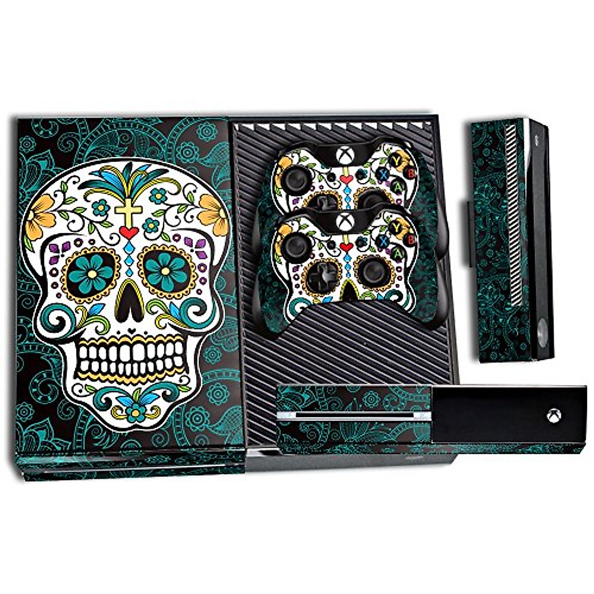 247 Skins Graphics kit Sticker Decal Compatible with Xbox One and Controllers - Sugar Skully
