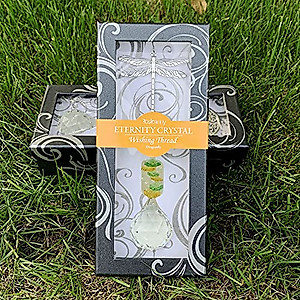Rosleanny Crystal Garden Suncatcher Hanging Crystals Ornament for Window Rainbow Maker Prisms Home Decor Gift Boxed Sun Catcher Gift Idea for Mom Friends Grandma,Dragonfly