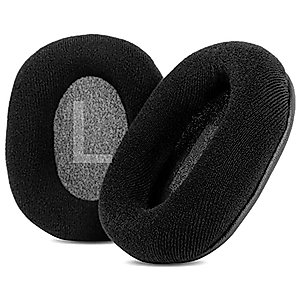 TaiZiChangQin HAS-10 Upgrade Ear Pads Cushion Memory Foam Replacement Compatible with LyxPro HAS10 HAS15 Headphone ( Black Velour Earpads )
