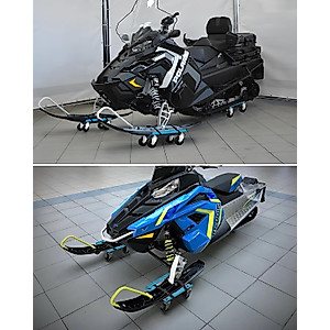 Kohree Snowmobile Dolly Set Heavy Duty, Carries up to 1500 lbs, 3PCS Snowmobile Dolly with an Extra Swivel Caster