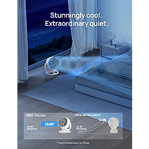 Dreo Nomad One Tower Fan Home Bedroom Fan - Quiet Cooling Fans to Circulate Air for Entire Room, Adjustable, Energy-Efficient, Portable