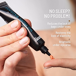 Dr. Brandt Skincare needles no more NO MORE BAGGAGE eye de-puffing gel TRAVEL SIZE, 7 g.