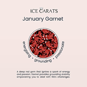 IceCarats 925 Sterling Silver Red Garnet Diamond Ring Gemstone Band January Birthstone Jewelry Size 7.00