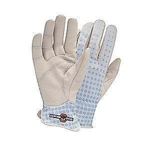 StoneBreaker Gloves Gardener Women's Gardening Glove, Large, Light Blue
