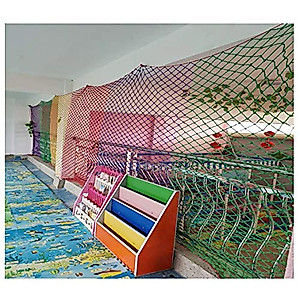 MAGFYLY Banister Guard net Outdoor Playground Protection net, Children's Stair Safety nets Garden Decoration net Isolation Rope net Nylon Braided Rope net Hammock Swing, Mesh 8cm (Size : 12m)