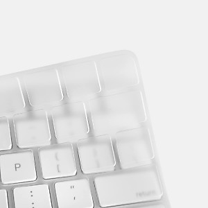 UPPERCASE GhostCover Premium Keyboard Cover Protector, Compatible with Magic Keyboard(No Touch ID) from 2024 2023 2021 M4 M3 M1 iMac 24" A2450, US Layout Only, NO Numeric keypad (Clear)