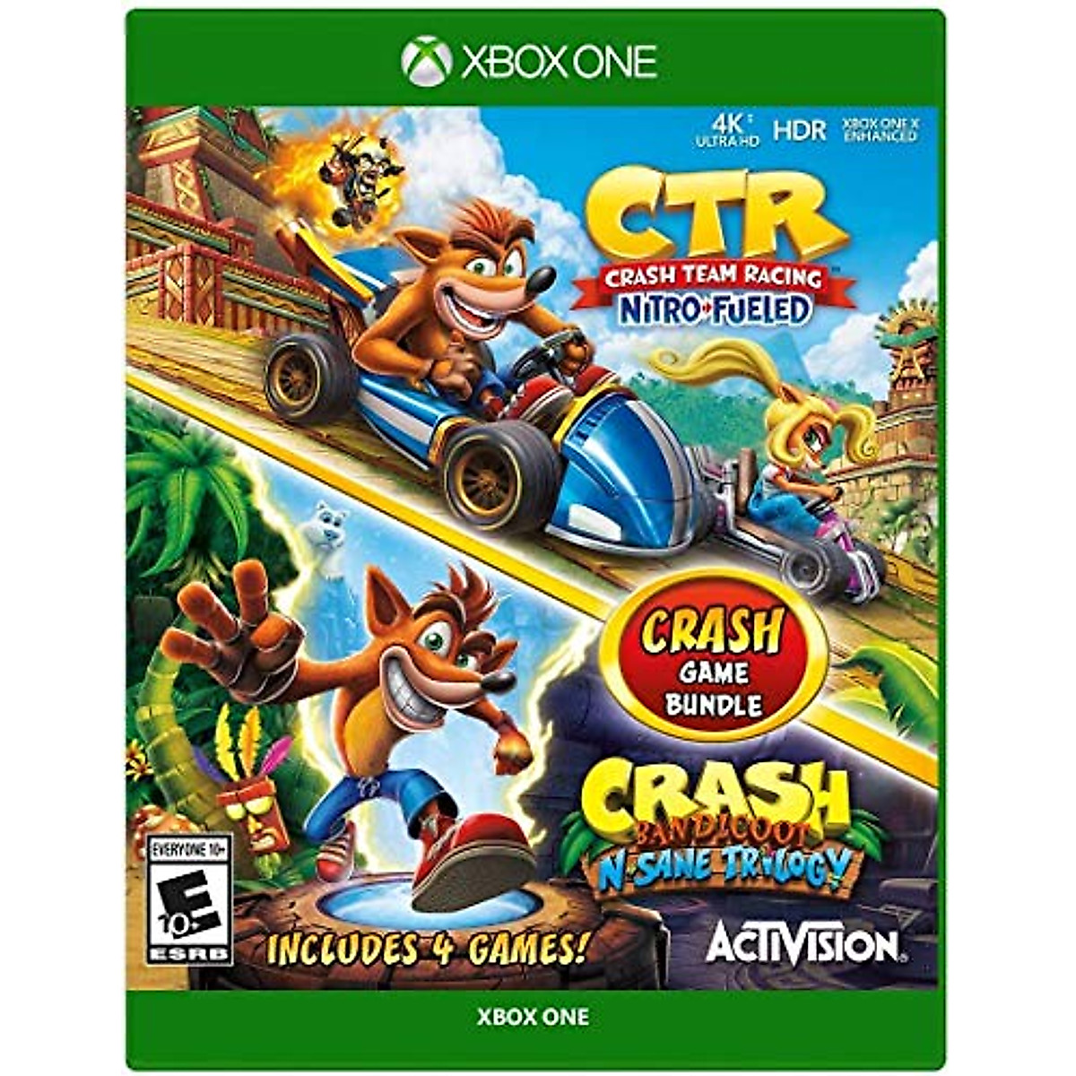 Crash Team Racing + Crash Bandicoot N.Sane Trilogy Bundle – Xbox One
