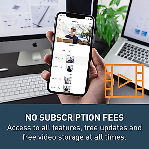 Netatmo Smart Video Doorbell | 2 Way Audio | High-Definition Camera with 1080P | Person Detection | Night Vision | Easy Installation | Built in Speaker | Security Without Monthly Fees | Model NDBUS