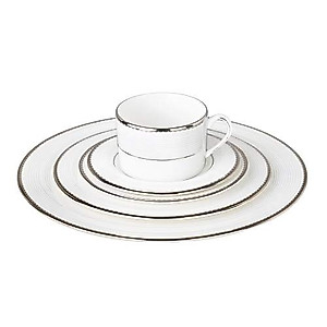 Kate Spade Sugar Pointe 5-Piece Place Setting, 4.40 LB, White