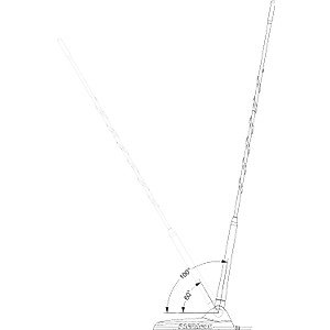 President Electronics New Virginia (Formerly Called New York UP) Magnetic Mount CB Radio Antenna