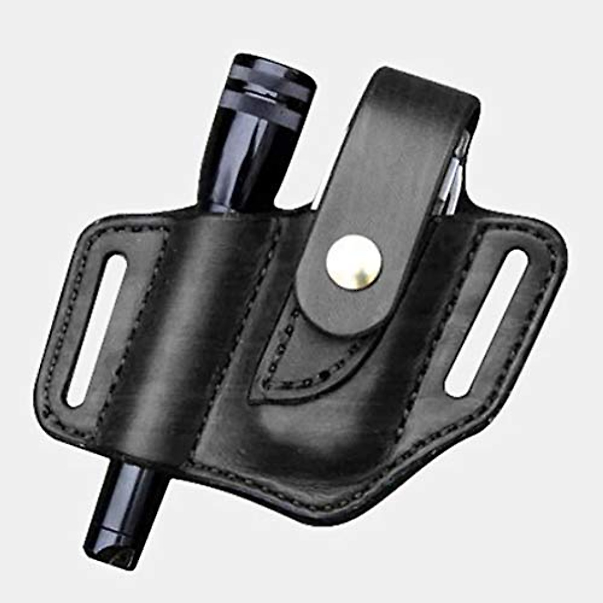 Lixuu Leather Sheath for Belt,Leatherman Sheath for Men,Pouch Storage Pocket Bag for Lighter Tactical Pen