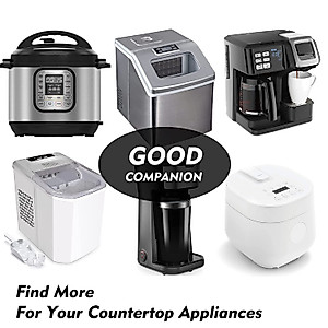 PASONIKA Ice Maker Cover, Waterproof Countertop Appliances Ice Machine Cover, Home Garage Office Universal Appliances Dust Resistant Protector, Black