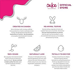 Cake Beauty Thick Trick Volumizing Styling Foam Hair Mousse, Green Tea & Ginseng for Volume & Shine, Vegan for Women, Sulfate, Paraben & Cruelty Free, Basic, 6.8 Oz, basic (MA00268)