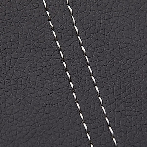 Juvale Leather Valet Catchall Tray for Men with 6 Compartments - Bedside Nightstand Organizer for Phones (Black)