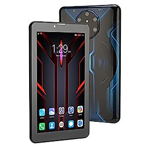 Zopsc Blue 7in Tablet IPS 1960x1080 4GB 32GB MT6592 8 Cores CPU Android 10 Dual Camera 6000mAh (US Plug 90‑120V)