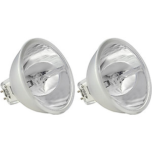Eiko EKE Halogen Dichroic Reflector Bulb (Pack of 2), 21 Volts, 150 Watts, CC-6 Filament, 1.75"/44.5mm MOL, 2.00"/50.8mm MOD, 200 Rated Life, MR16 Bulb, GX5.3 Base