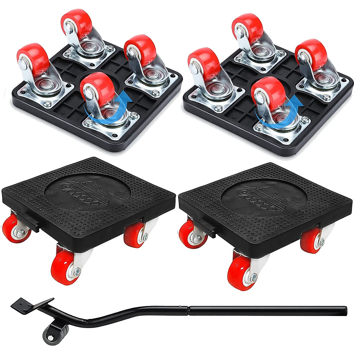 Furniture Dolly, Furniture Mover with 4 Wheels Heavy Duty Dolly Easy Furniture Lifter Mover Tool Set for Moving Heavy Furniture Sofa Cabinet Refrigerator，800 Lbs Capacity