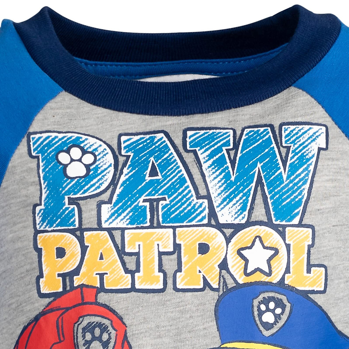 Paw Patrol Marshall Chase Rubble Infant Baby Boys 2 Pack T-Shirts Blue/Gray 18 Months