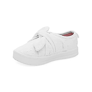 OshKosh B'Gosh Girls Hilda Sneaker, White, 8 Toddler