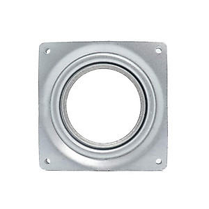 2 Pack 4 Inch Lazy Susan Turntable Bearings Kits ，Rotating Bearing Plate, Spinner Replacement Part, 5/16" Thick for for Display Racks, TV cabinets, Rotating Furniture.