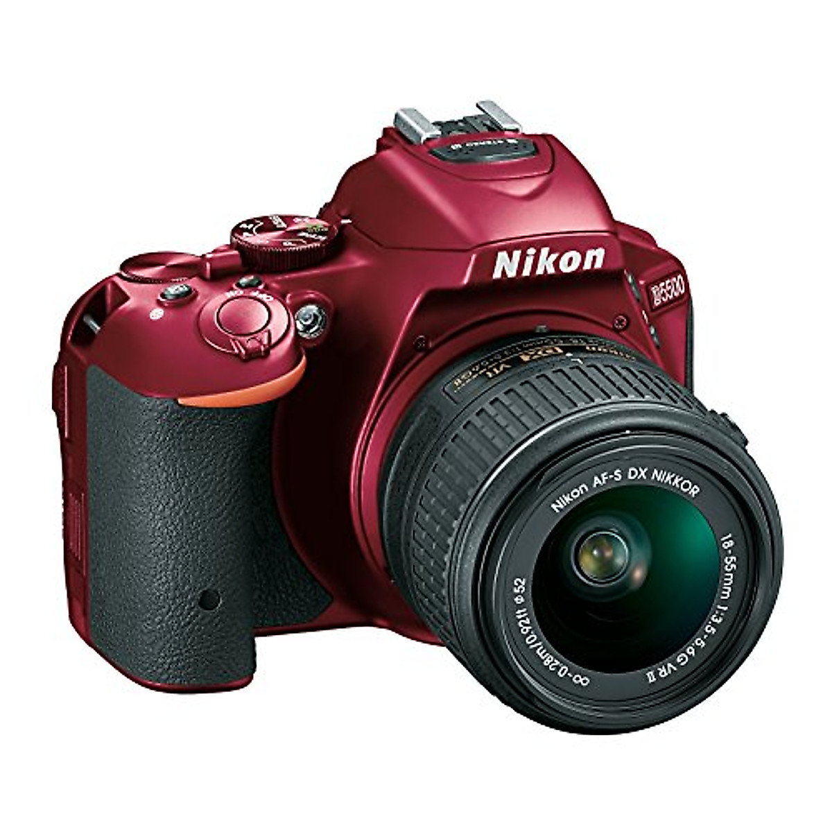 Nikon D5500 DX-format Digital SLR w/ 18-55mm VR II Kit (Red)